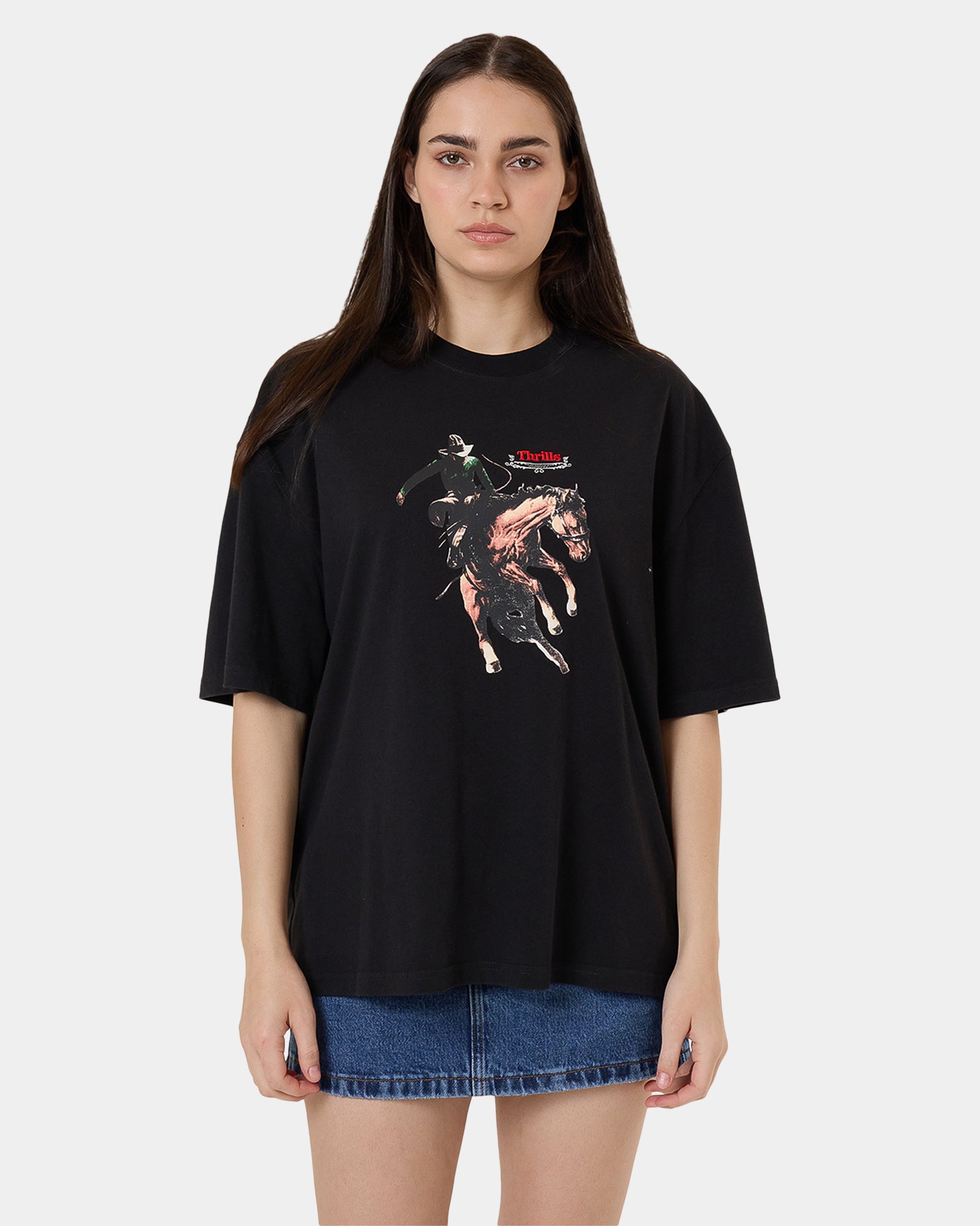 Buy Womens Eternal Outlaw Oversized T-Shirt by Thrills | Surf Dive 'n Ski