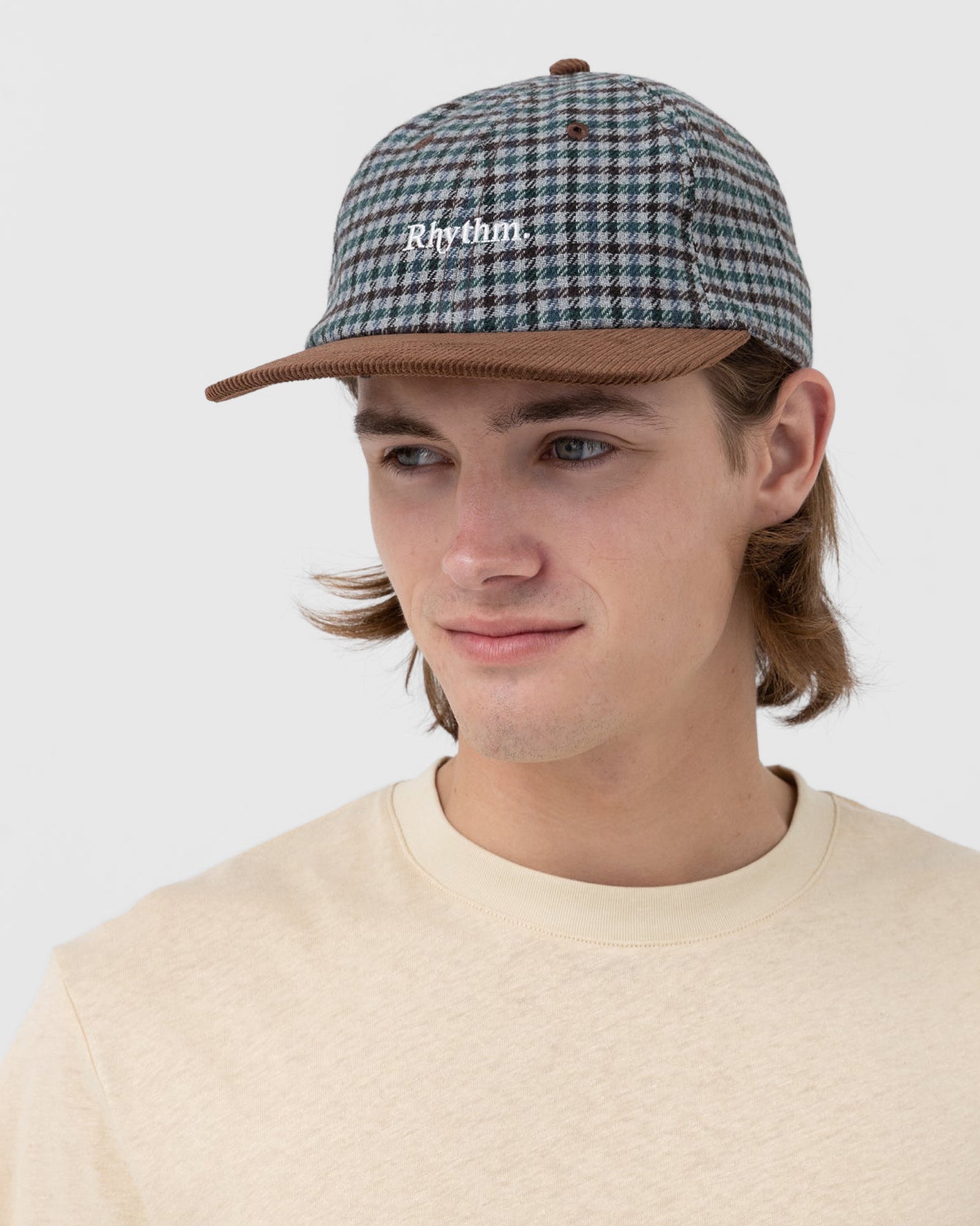 Buy MENS ESSENTIAL CHECK CAP by Rhythm | Surf Dive 'n Ski
