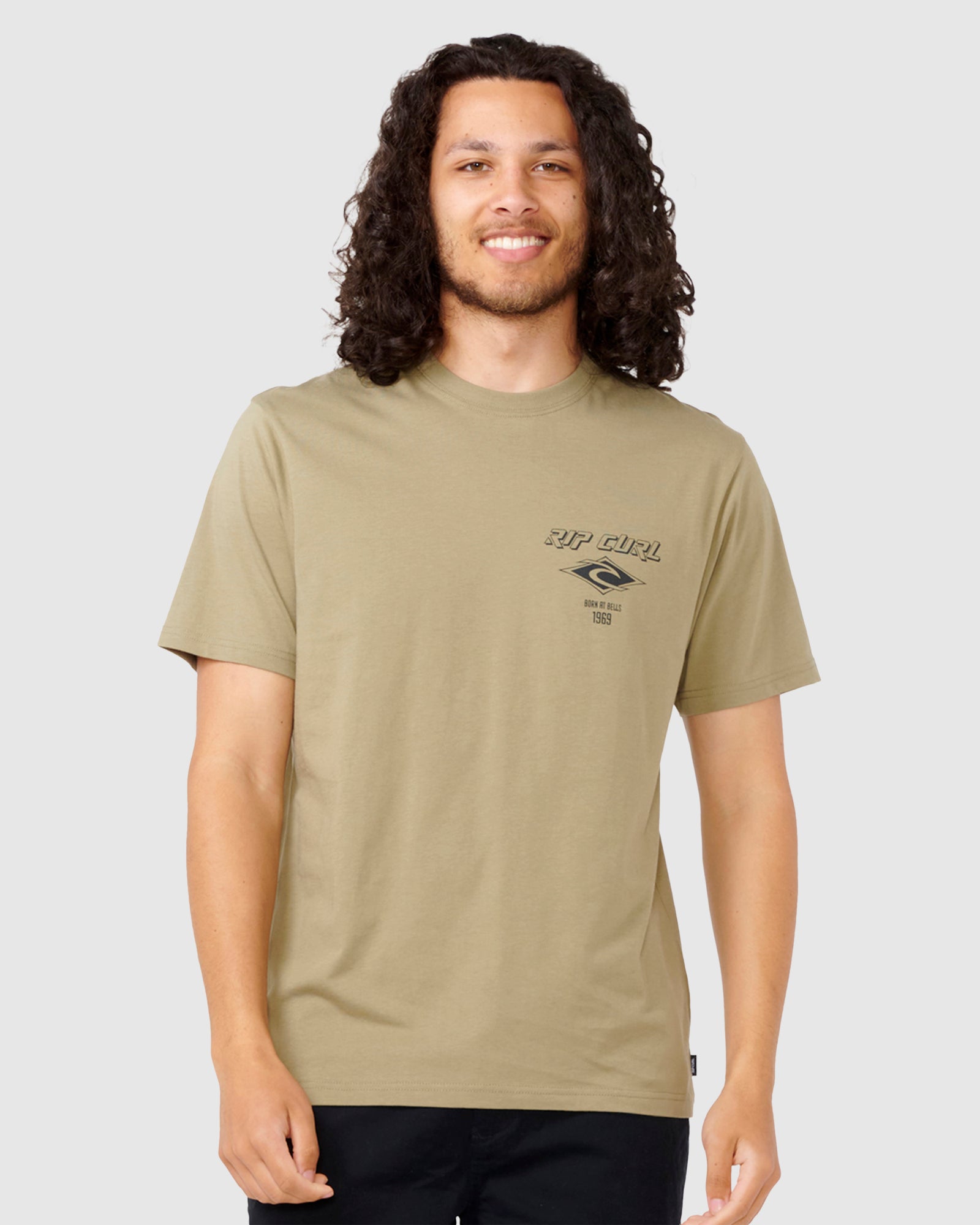 Buy MENS FADE OUT ICON T-SHIRT by Rip Curl | Surf Dive 'n Ski