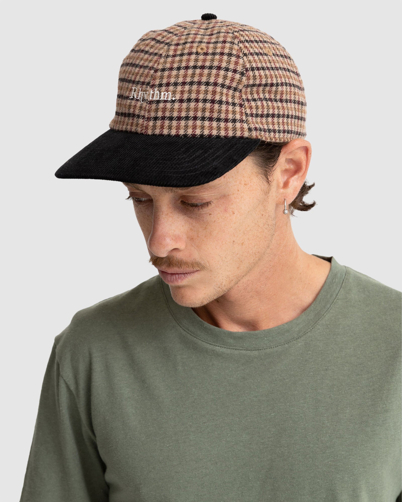 Buy MENS ESSENTIAL CHECK CAP by Rhythm | Surf Dive 'n Ski