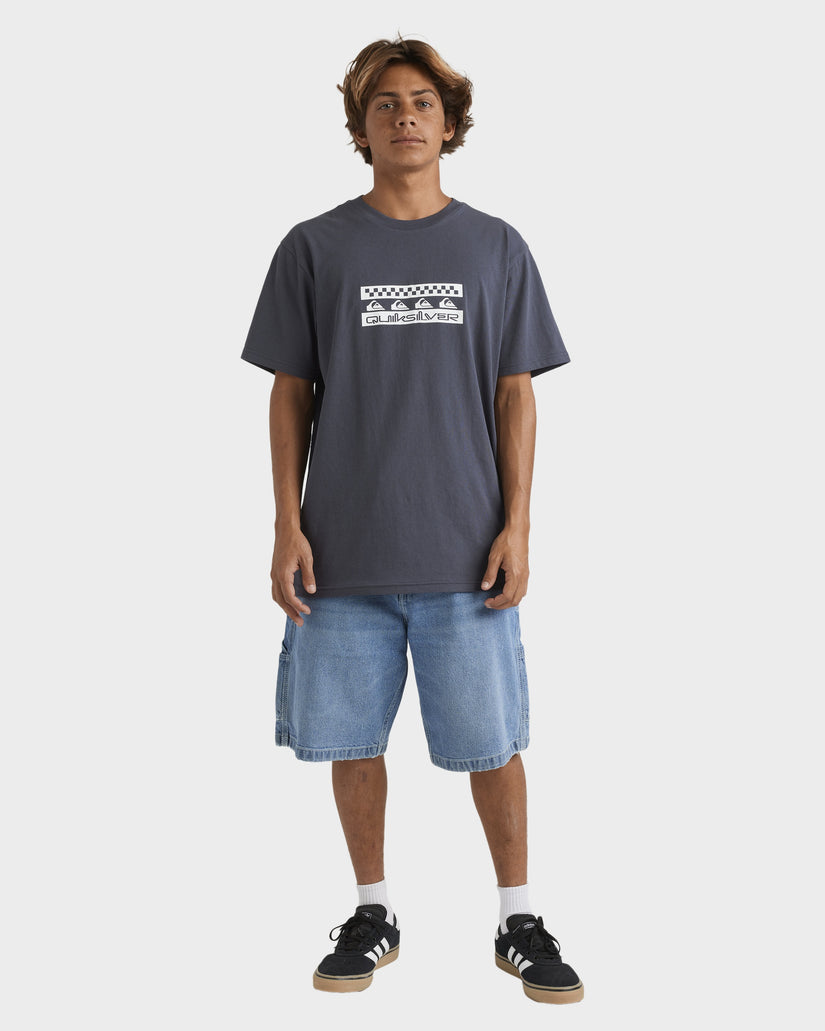 Buy Mens Comp Check T-Shirt by Quiksilver | Surf Dive 'n Ski
