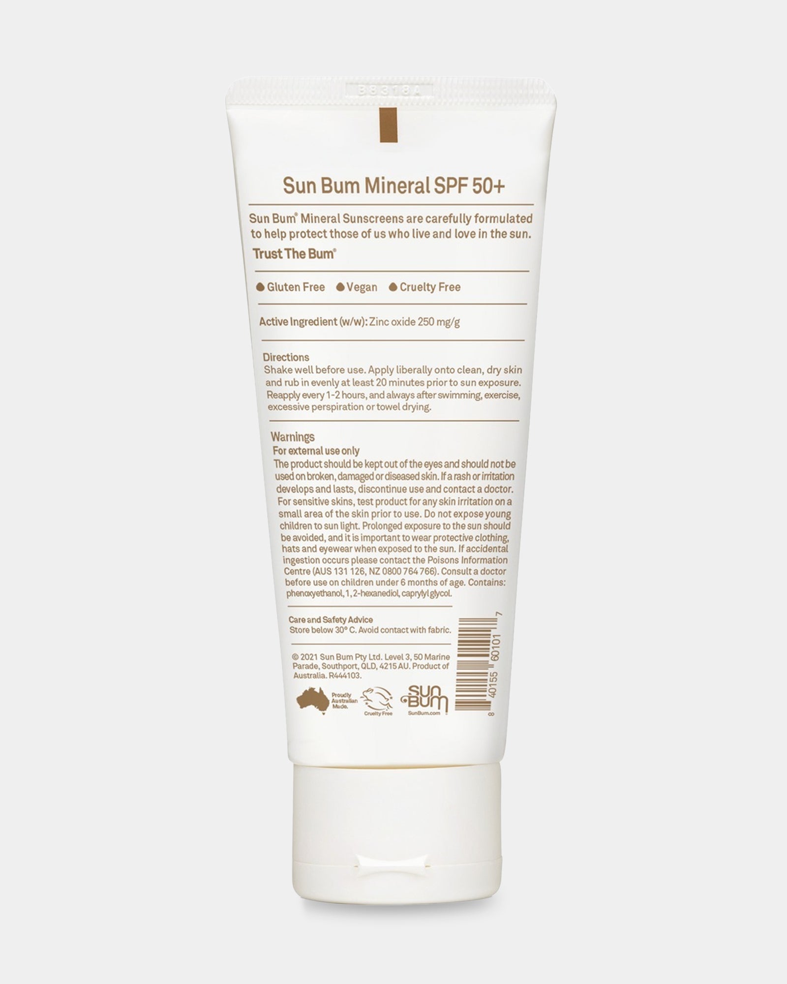 Buy Mineral SPF 50+ Sunscreen by Sun Bum | Surf Dive 'n Ski