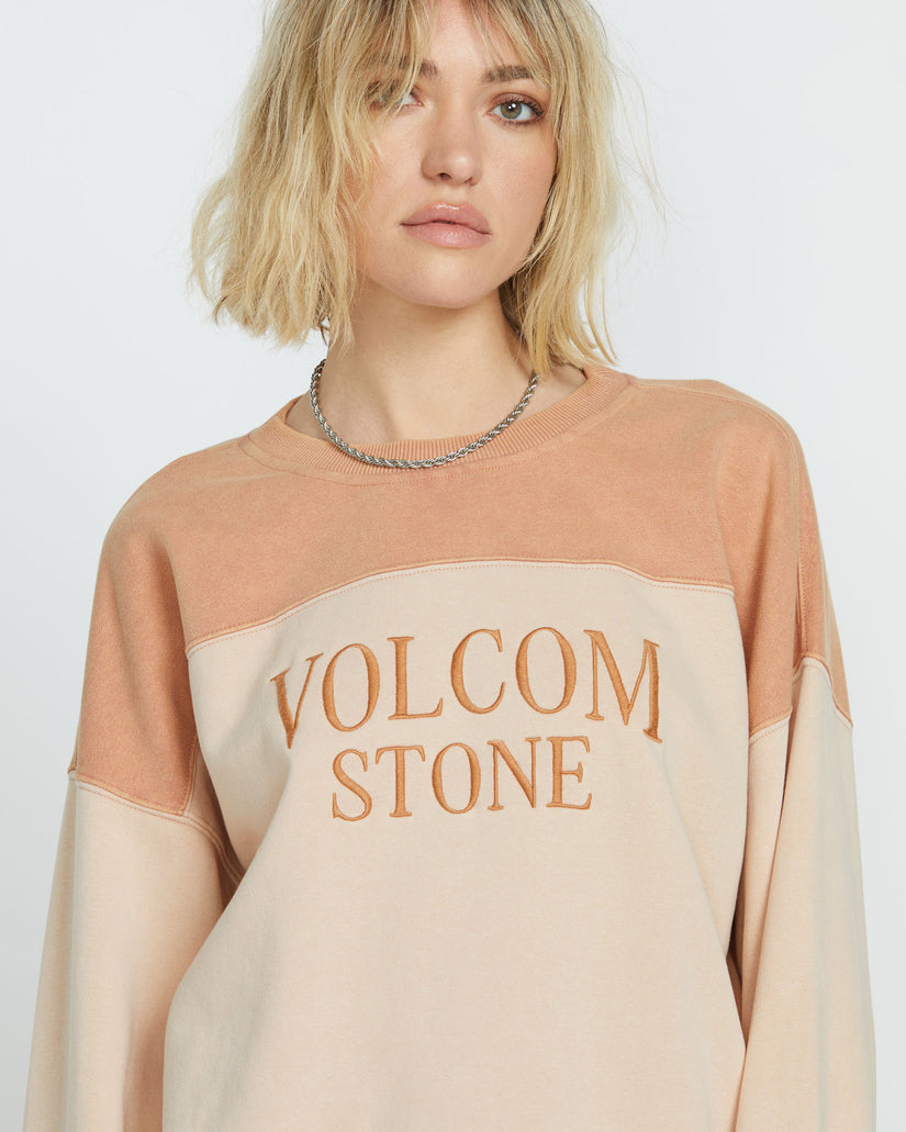 Buy Womens Stone Blocked Crew Neck by Volcom | Surf Dive 'n Ski