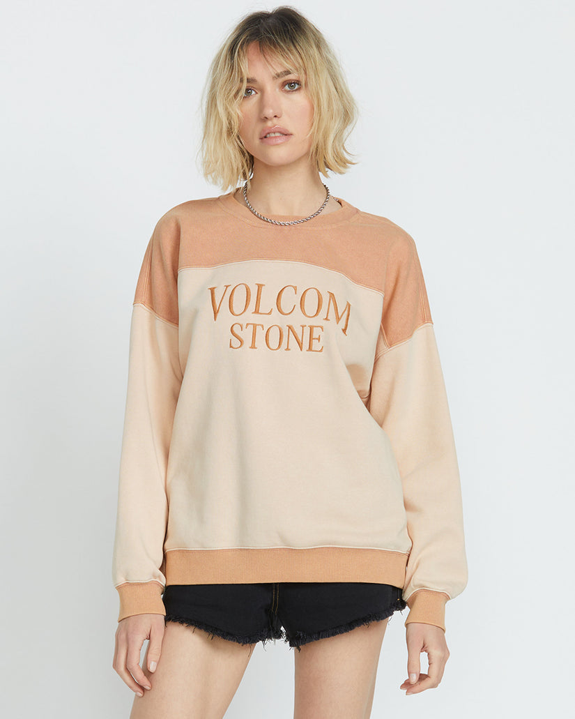 Buy Womens Stone Blocked Crew Neck by Volcom | Surf Dive 'n Ski