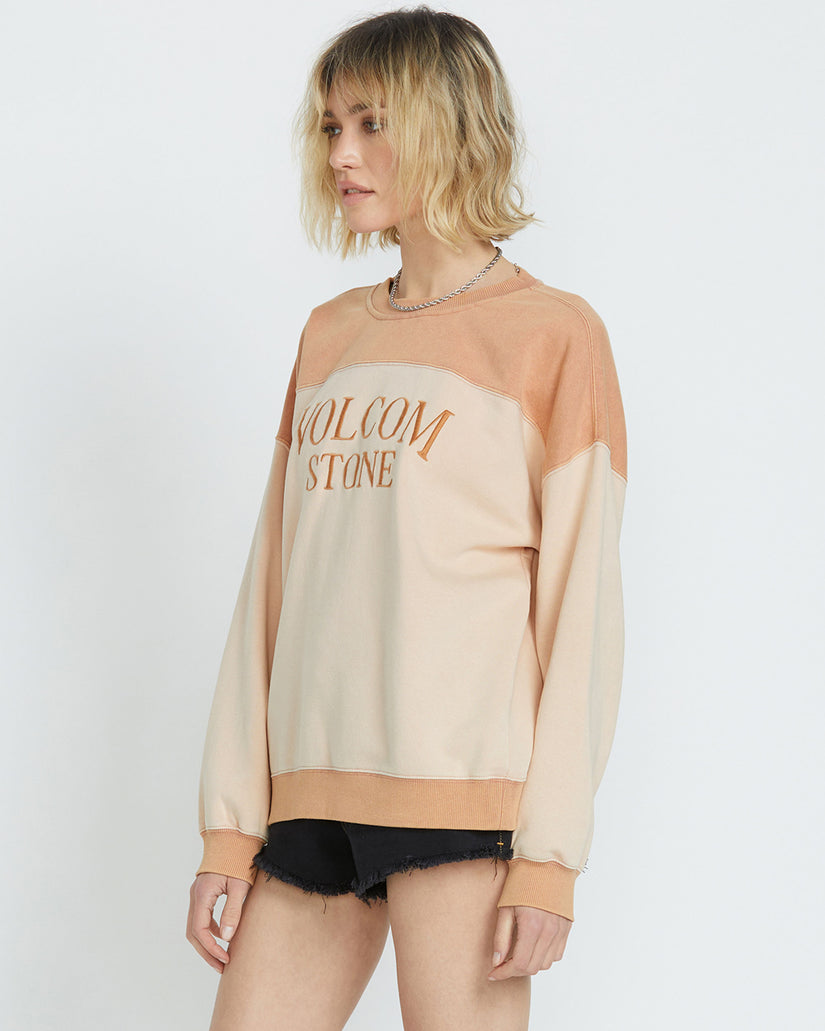 Buy Womens Stone Blocked Crew Neck by Volcom | Surf Dive 'n Ski