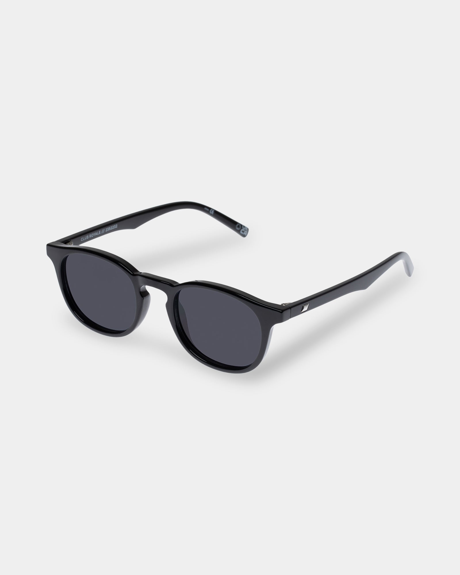 Buy CLub Royale Black Smoke Mono Round Sunglasses by Le Specs | Surf ...