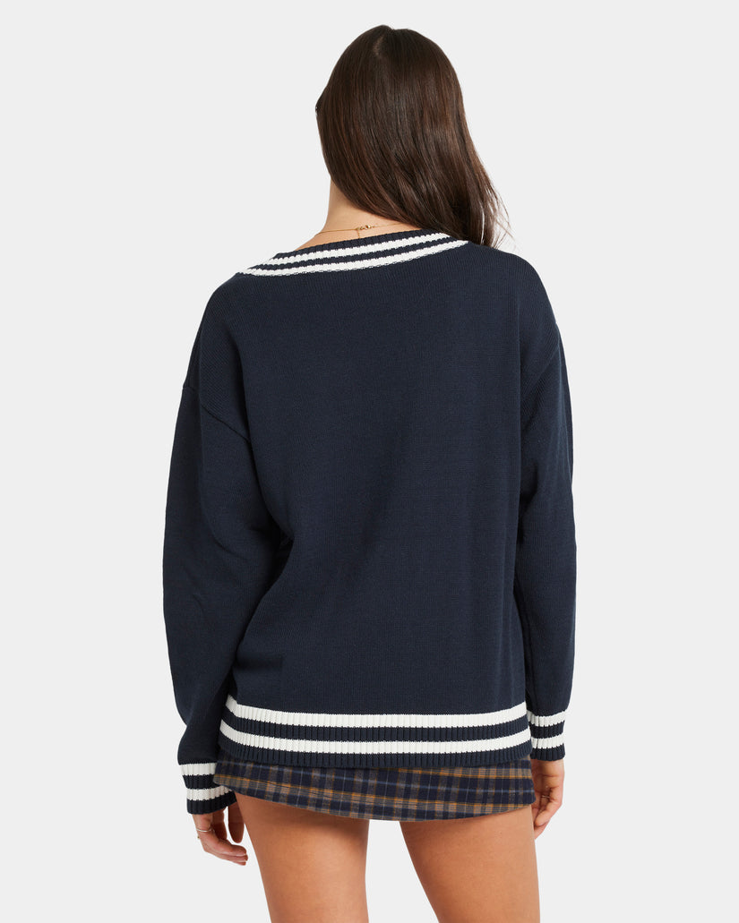 Buy WOMENS AUSTIN V NECK KNIT SWEATER by Nunui | Surf Dive 'n Ski