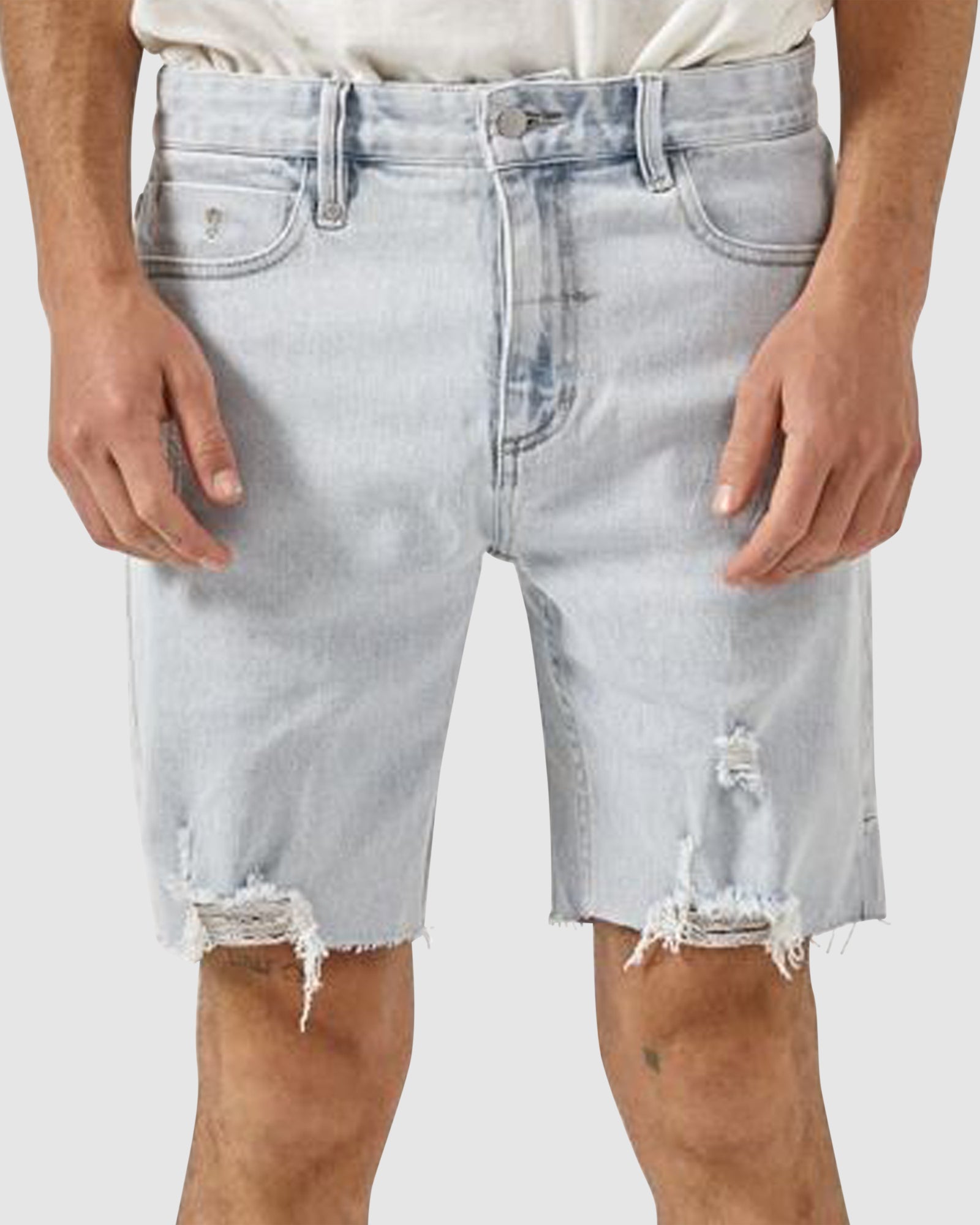 Buy MENS DESTROYED BONES DENIM SHORTS by Thrills | Surf Dive 'n Ski