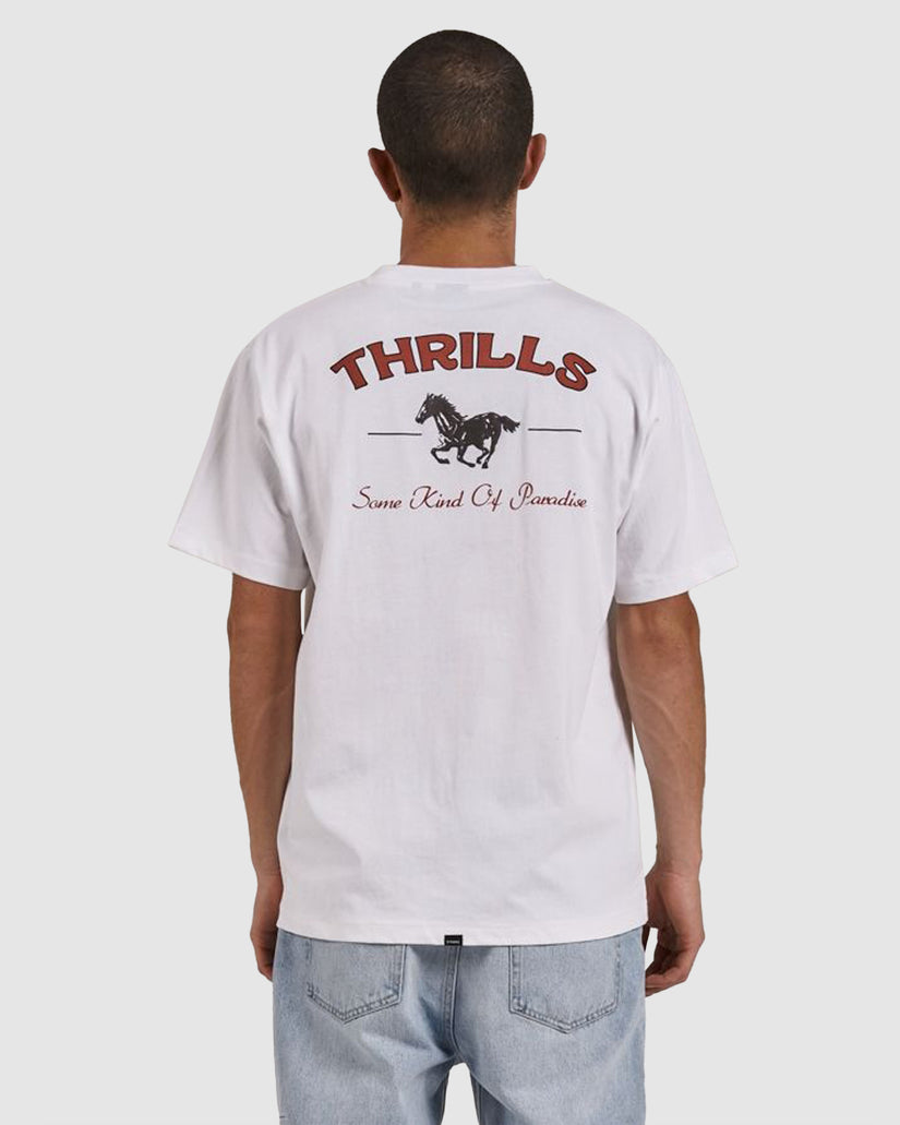 Buy MENS RIDING IN PARADISE MERCH FIT T-SHIRT by Thrills | Surf Dive 'n Ski