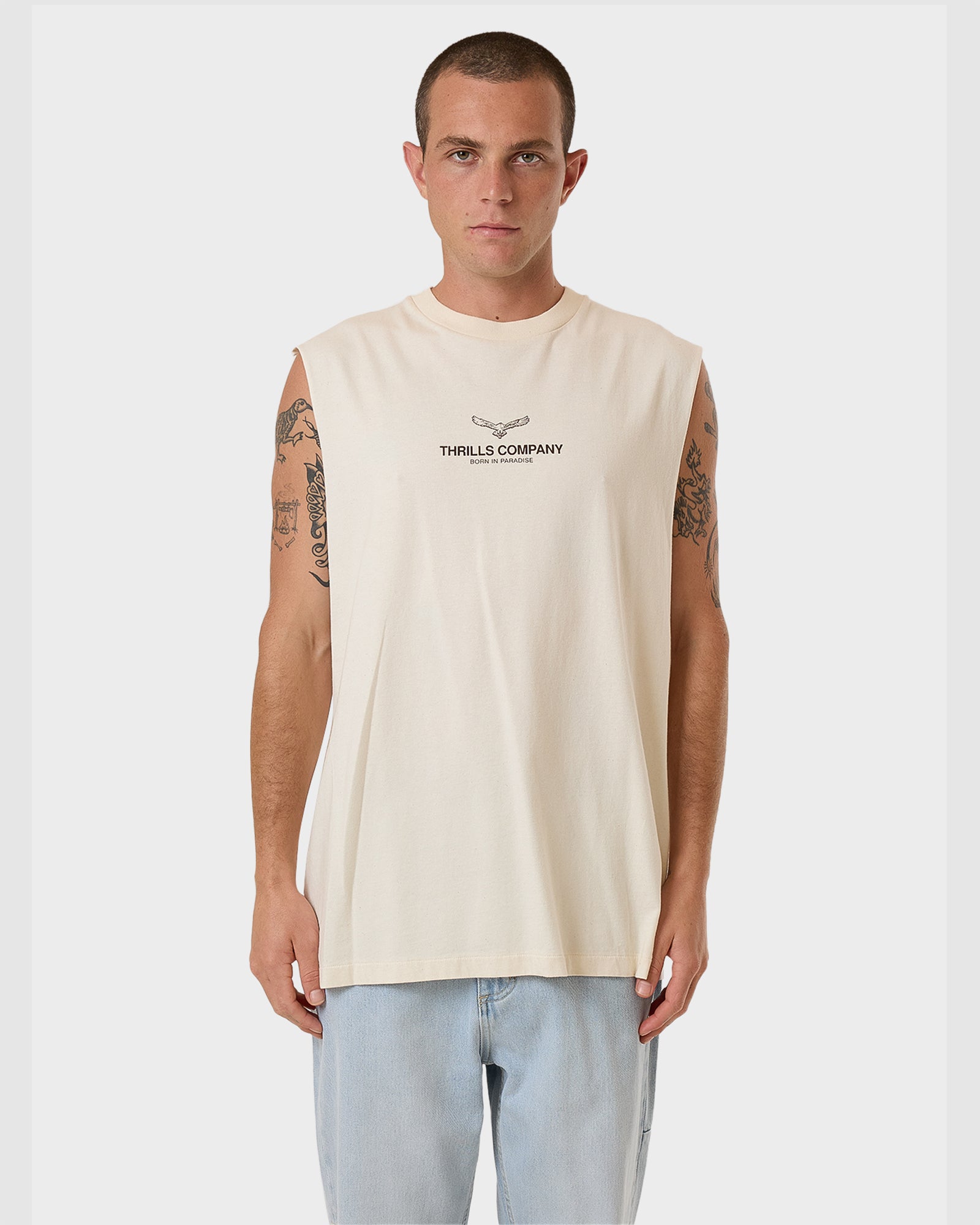 Buy MENS EMBLEM MERCH FIT TANK TOP by Thrills | Surf Dive 'n Ski