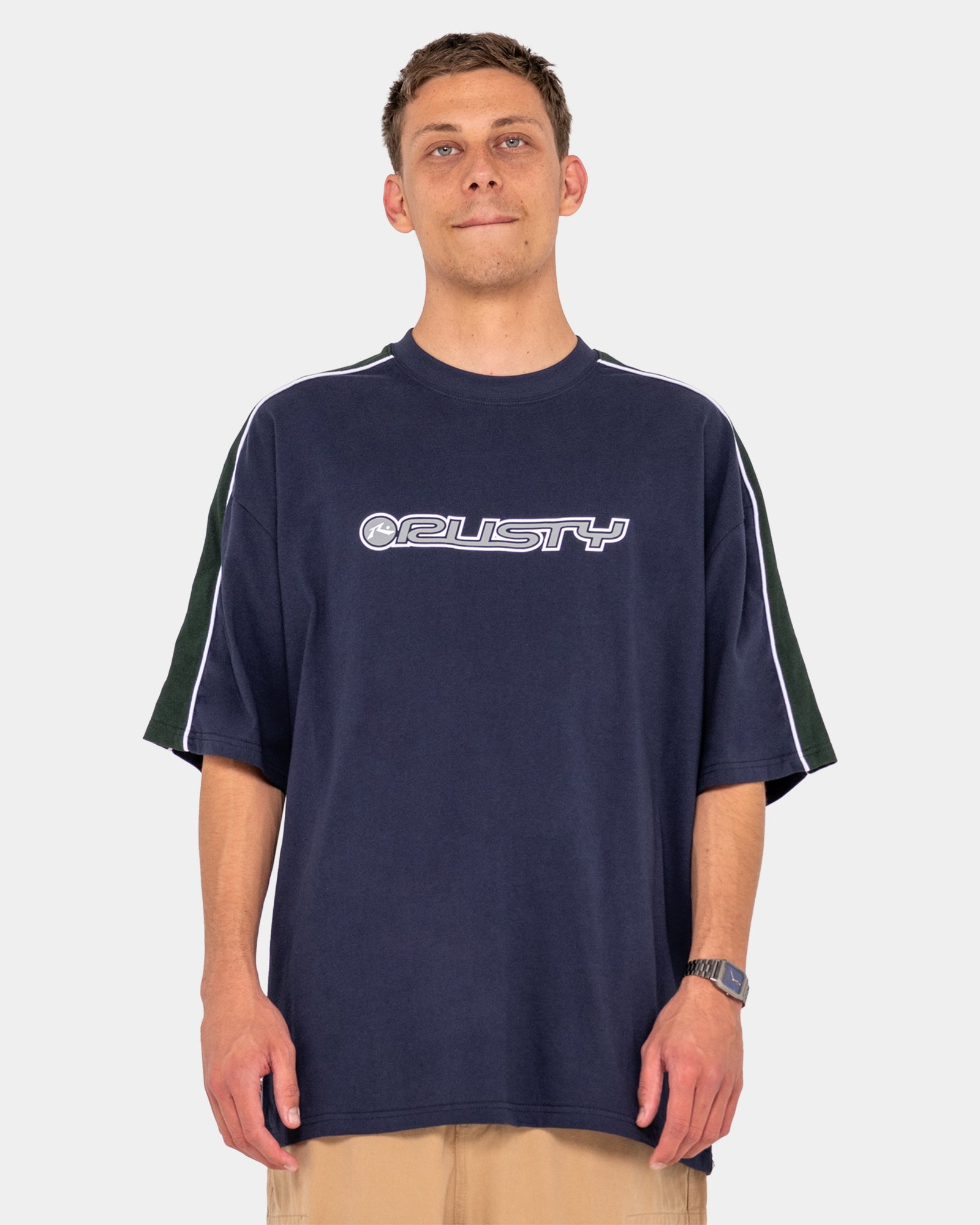 Buy MENS ALONSO SHORT SLEEVE T-SHIRT by Rusty | Surf Dive 'n Ski