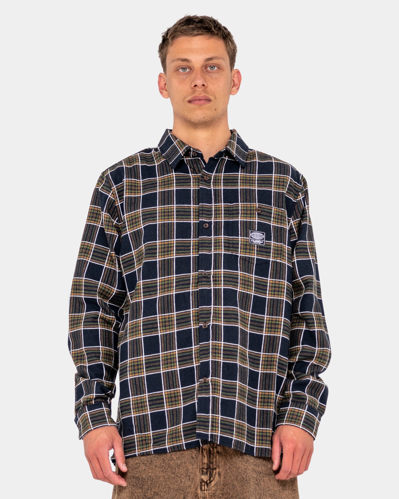 Buy Mens Brooks Long Sleeve Shirt by Rusty | Surf Dive 'n Ski