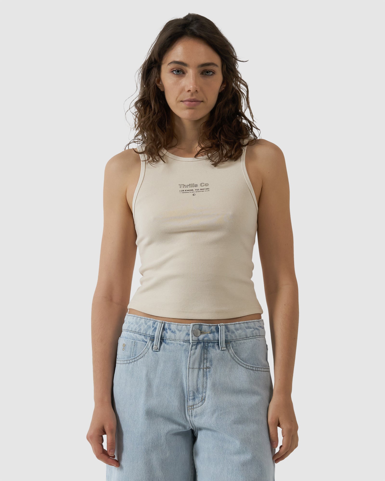 Buy WOMENS THRILLS COORDINATES CURVE TANK TOP by Thrills | Surf Dive 'n Ski