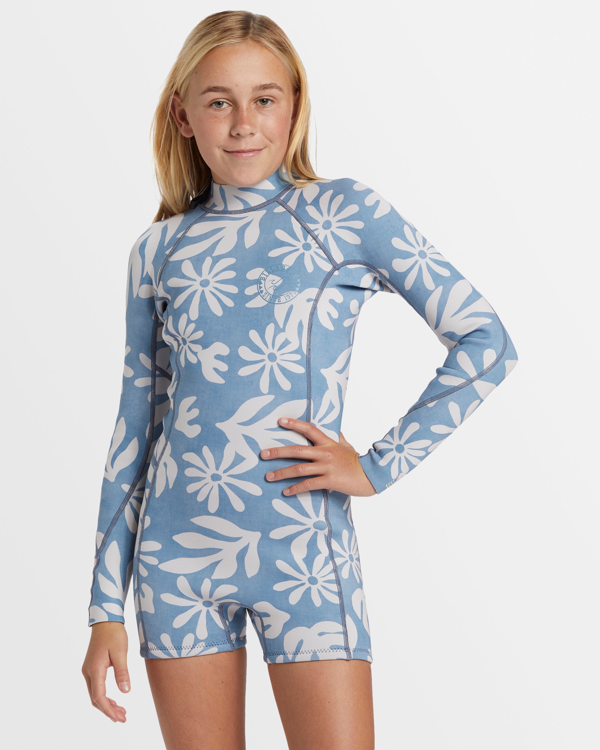 Buy Girls 6-14 Spring Fever Natural Long Sleeve Springsuit by Billabong ...