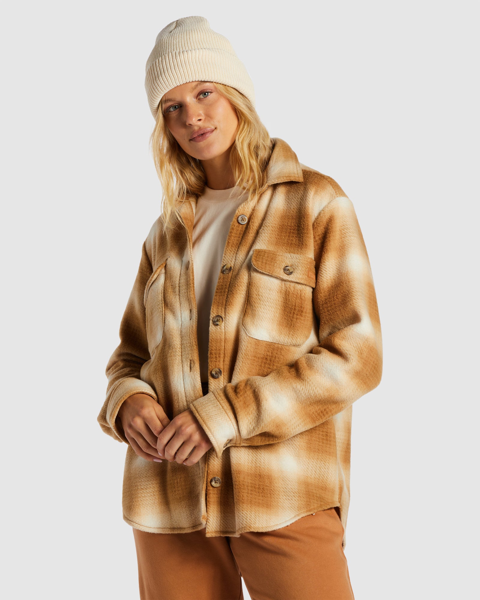Buy Womens A/Div Forge Fleece Flannel Shacket by Billabong | Surf Dive ...