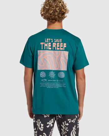 Buy Mens Coral Gardeners Reef Nursery T-Shirt by Billabong | Surf Dive ...