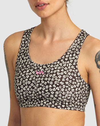 Buy Womens VA Essential Mid Sports Bra by RVCA | Surf Dive 'n Ski