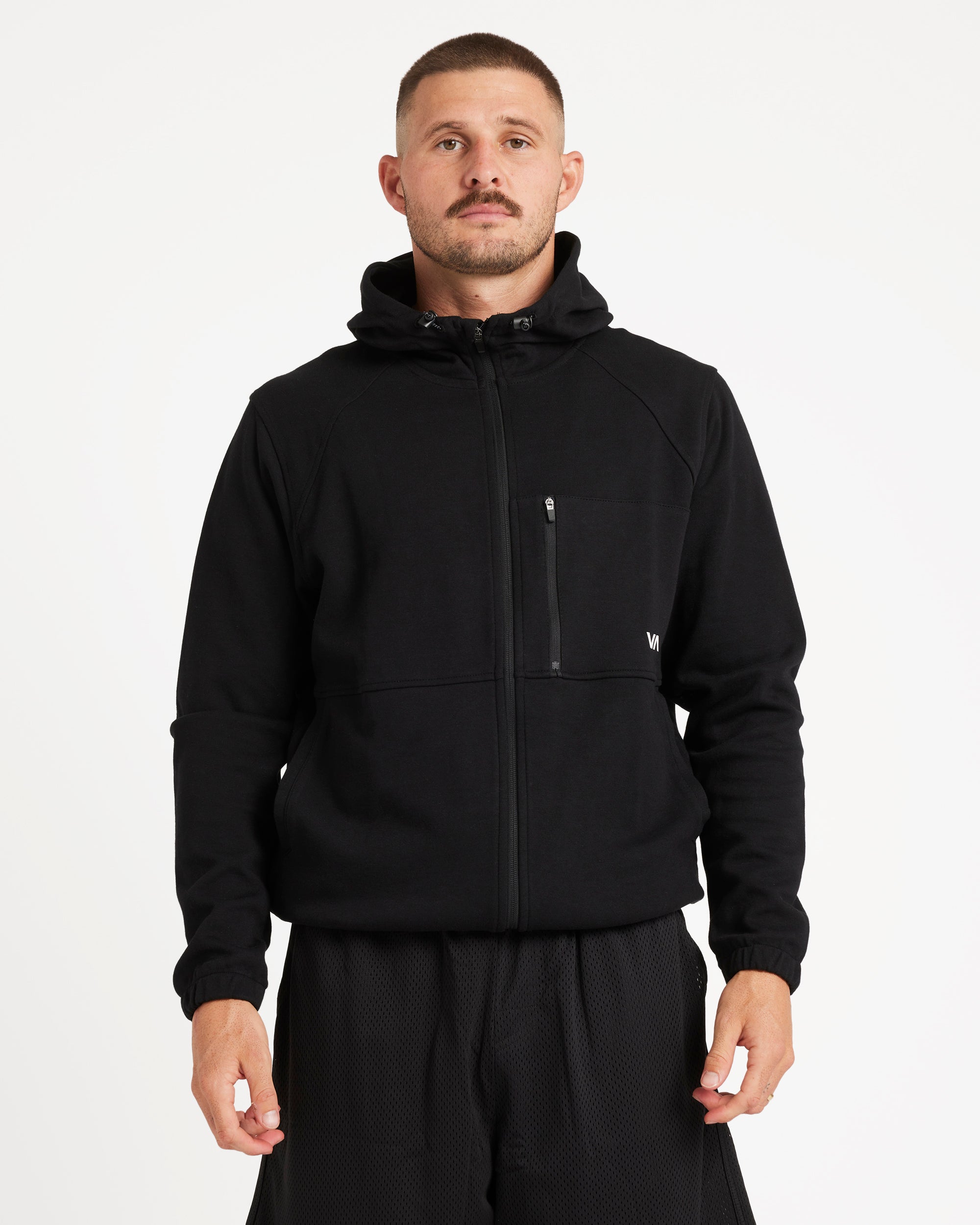 Buy Mens Tech Fleece II Zip Up Hoodie by RVCA | Surf Dive 'n Ski