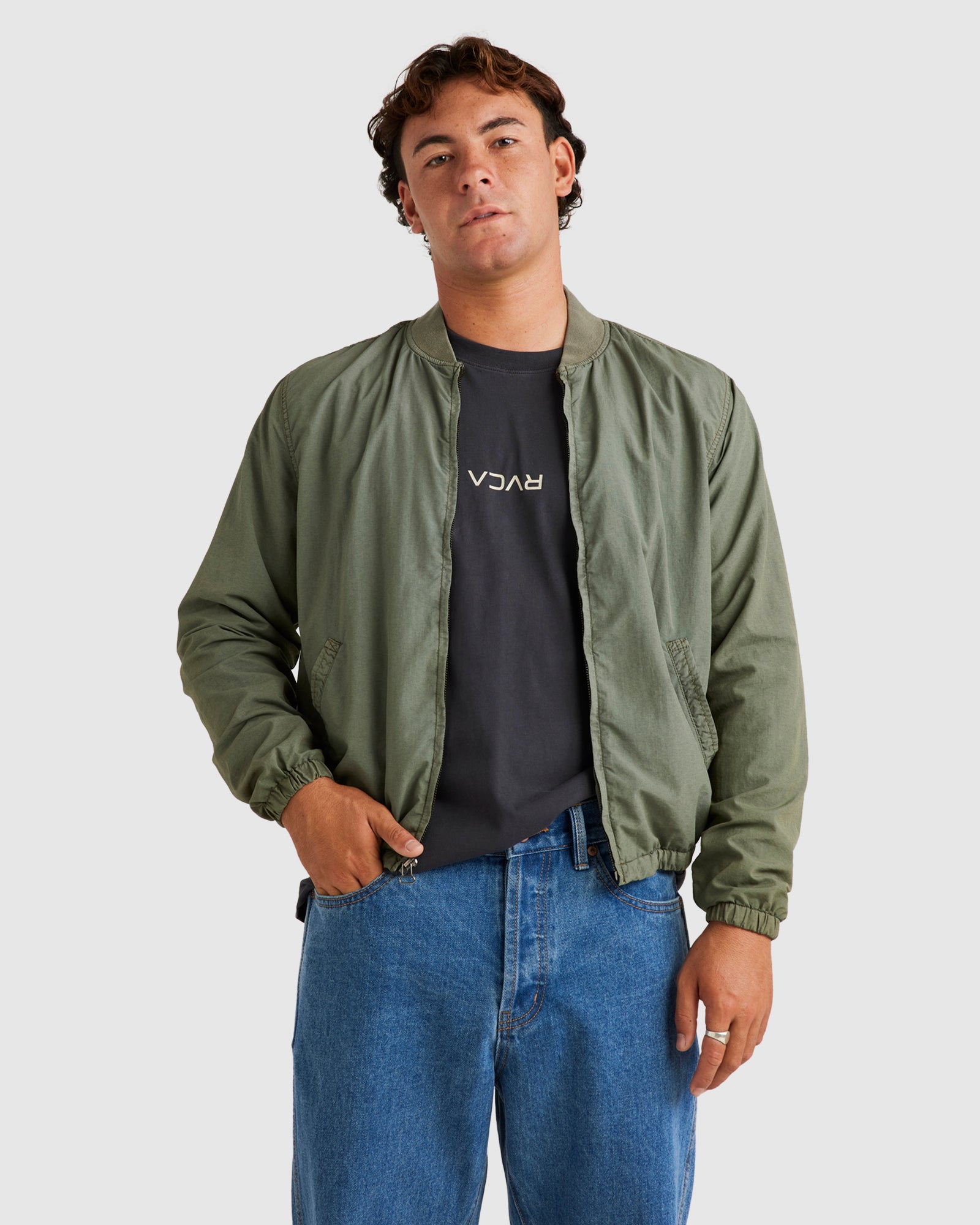 Buy Mens Vacancy Bomber by RVCA | Surf Dive 'n Ski
