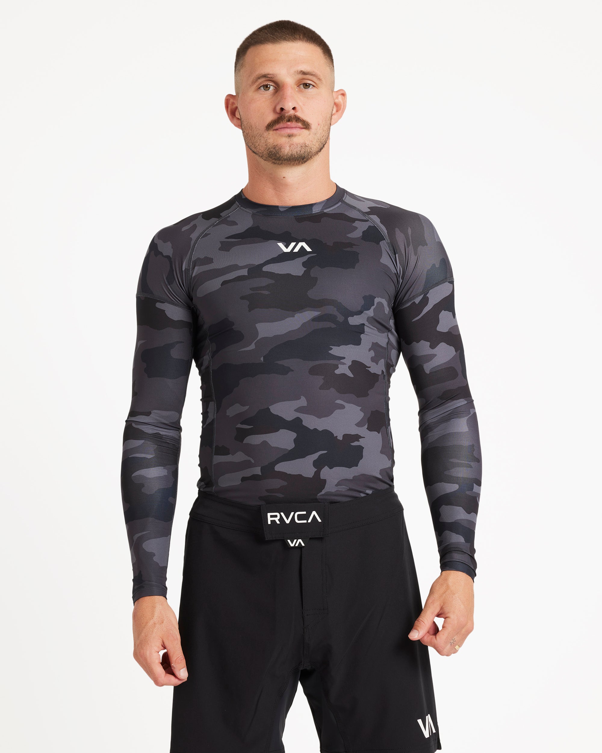 Buy Mens Sport Long Sleeve Rash Vest by RVCA | Surf Dive 'n Ski