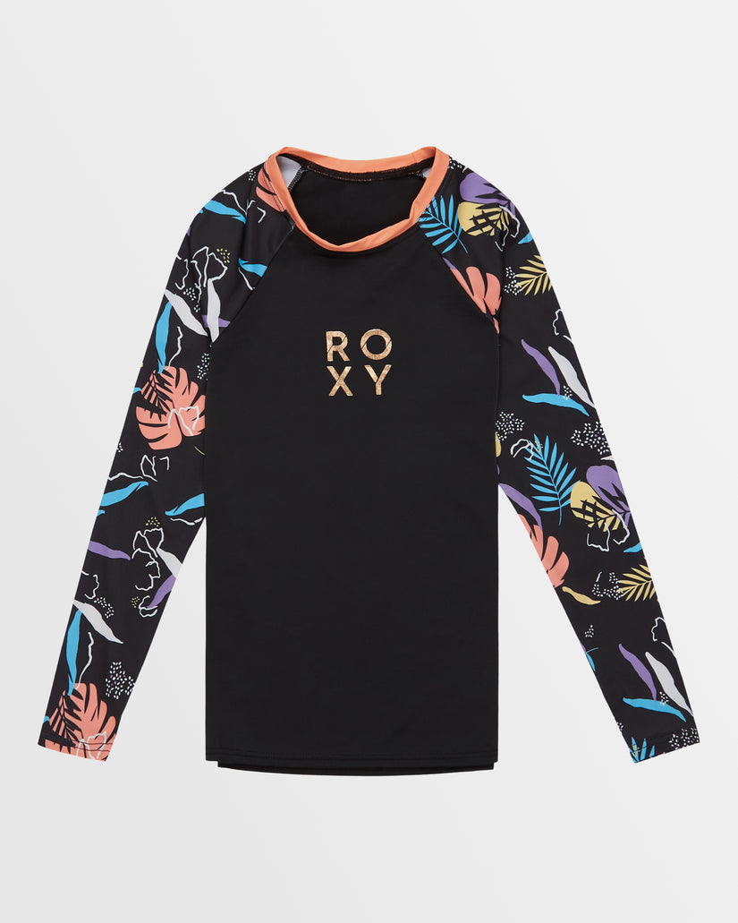 Buy Girls 8-16 Active Lycra Long Sleeve Rash Vest by Roxy | Surf Dive ...