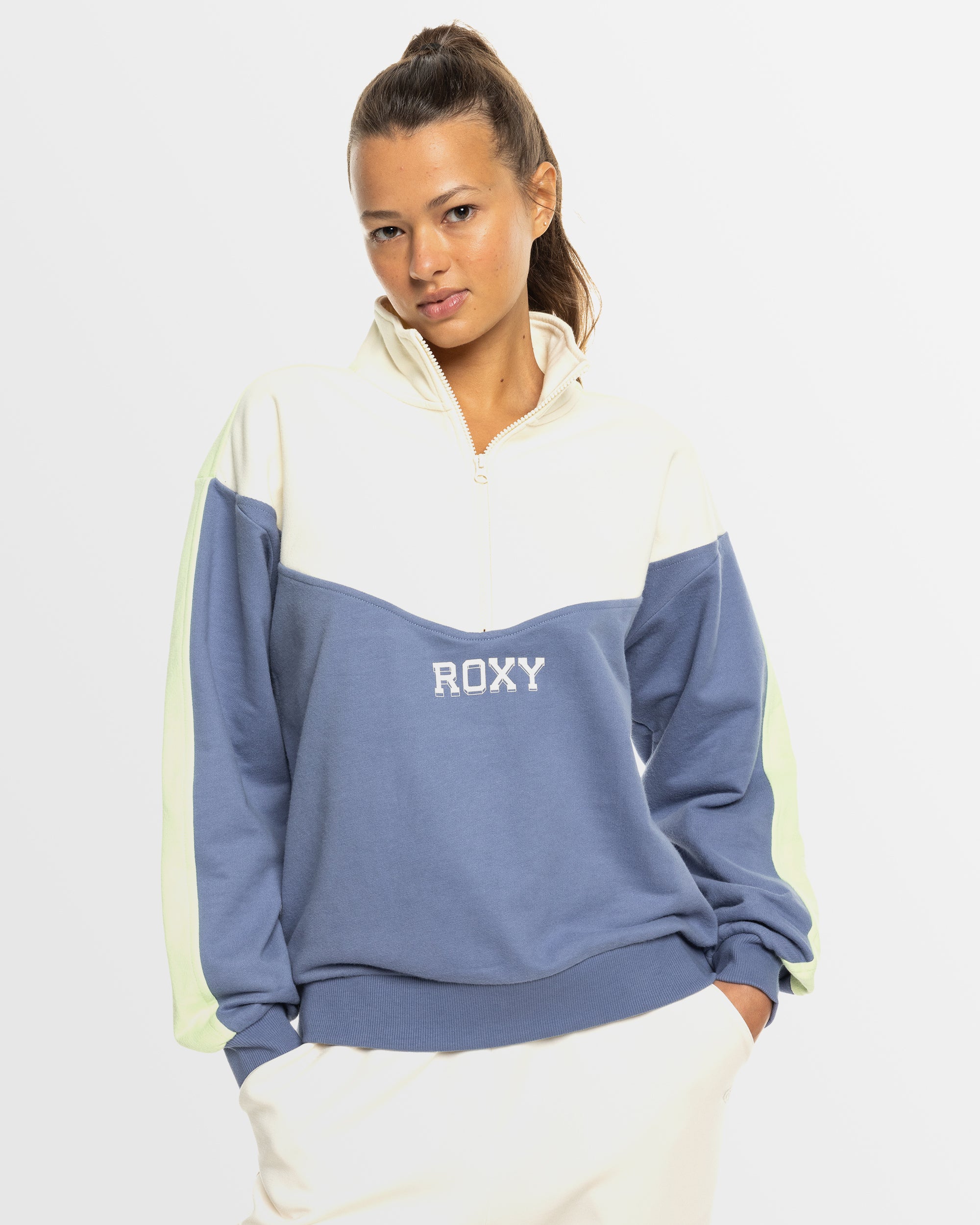 Buy Womens Essential Energy Half Zip Sweatshirt by Roxy | Surf Dive 'n Ski