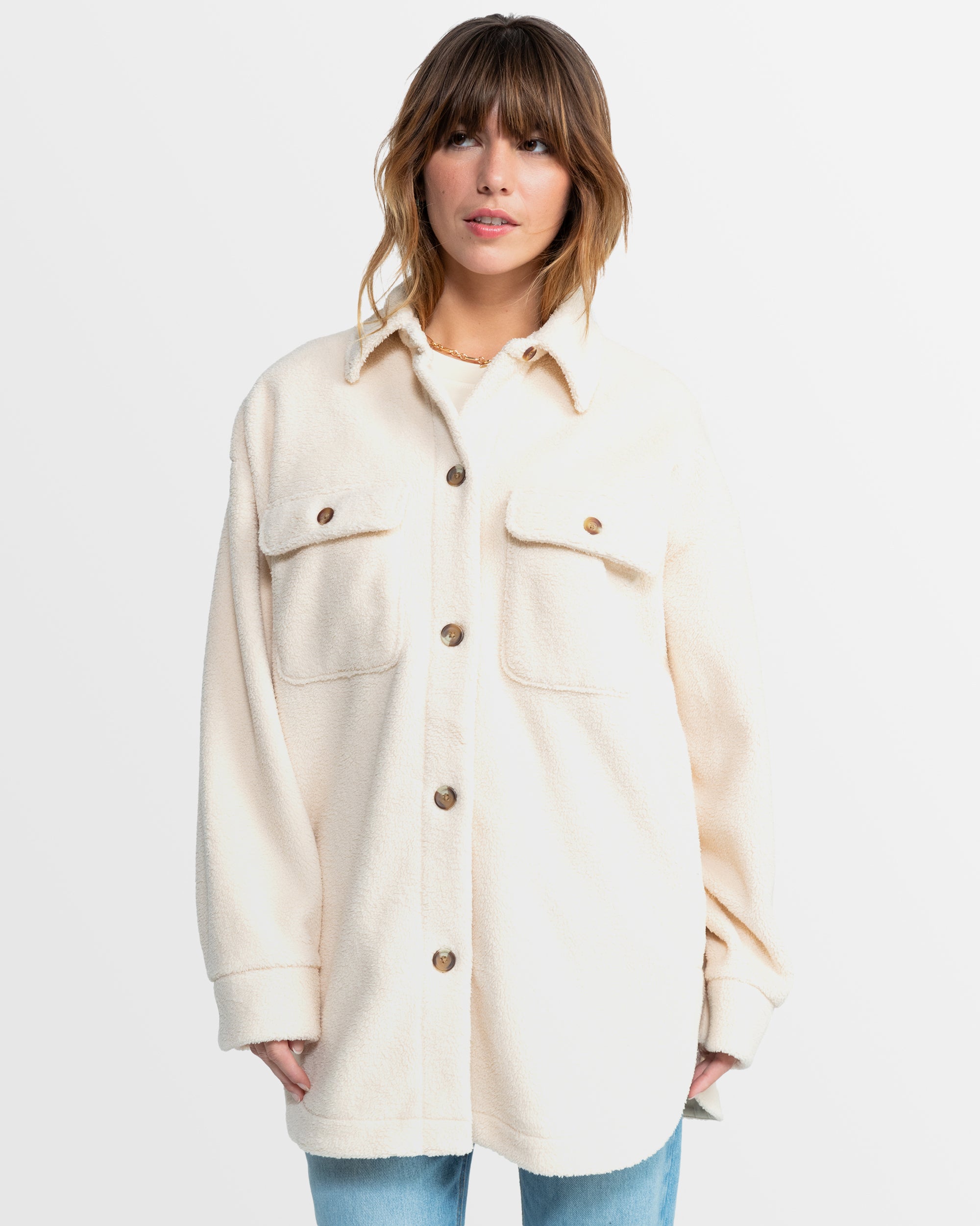 Buy Womens Over And Out II Polar Shacket by Roxy | Surf Dive 'n Ski