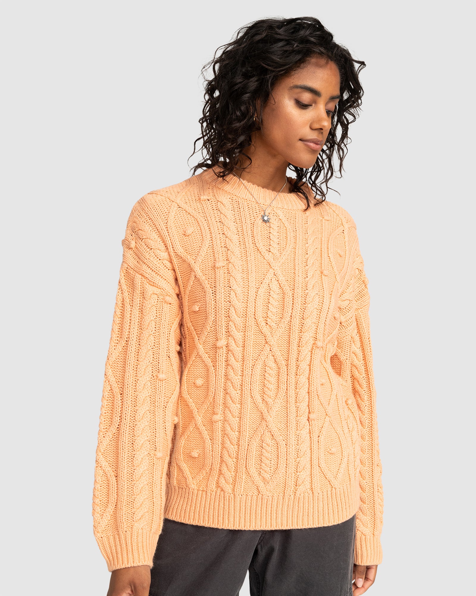 Buy Womens La Playa Cable Crew Neck Jumper by Roxy | Surf Dive 'n Ski