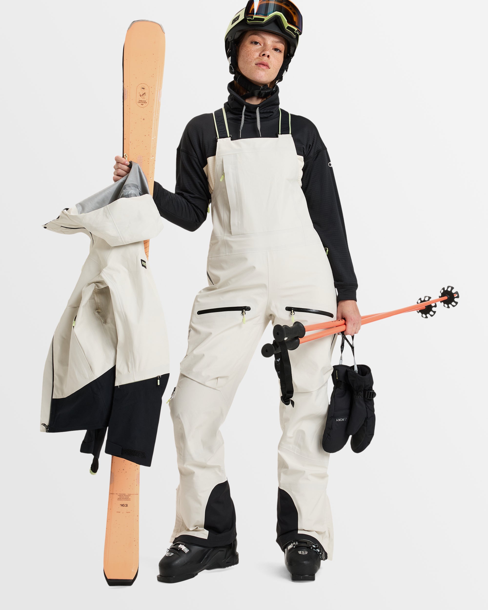 Buy Womens Gore-Tex Lunalite 3L Bib Snow Pants by Roxy | Surf Dive 'n Ski