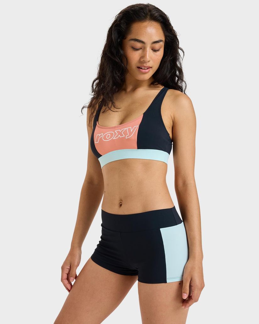 Buy Womens Roxy Active Colorblock Shorty Bikini Bottom by Roxy | Surf Dive 'n Ski