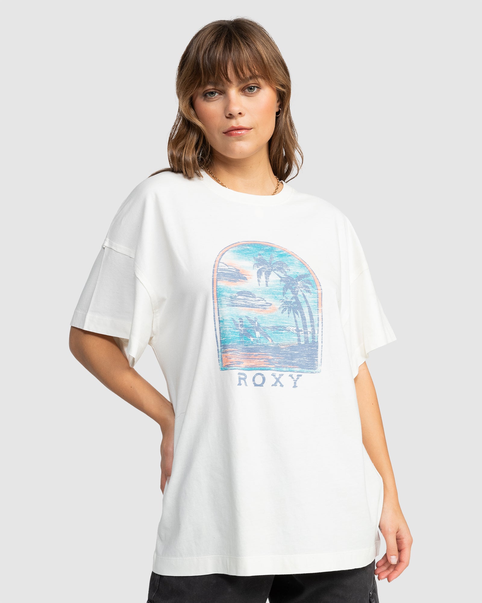 Buy Womens Sweeter Sun B Oversized Short Sleeve T-Shirt by Roxy | Surf ...