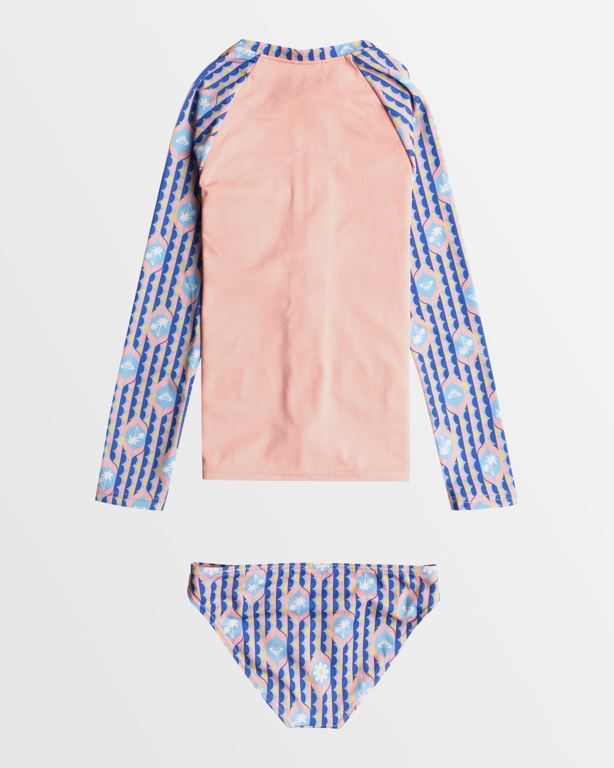 Buy Girls 2-7 Tiles UPF 50 Long Sleeve Rash Vest Set by Roxy | Surf ...