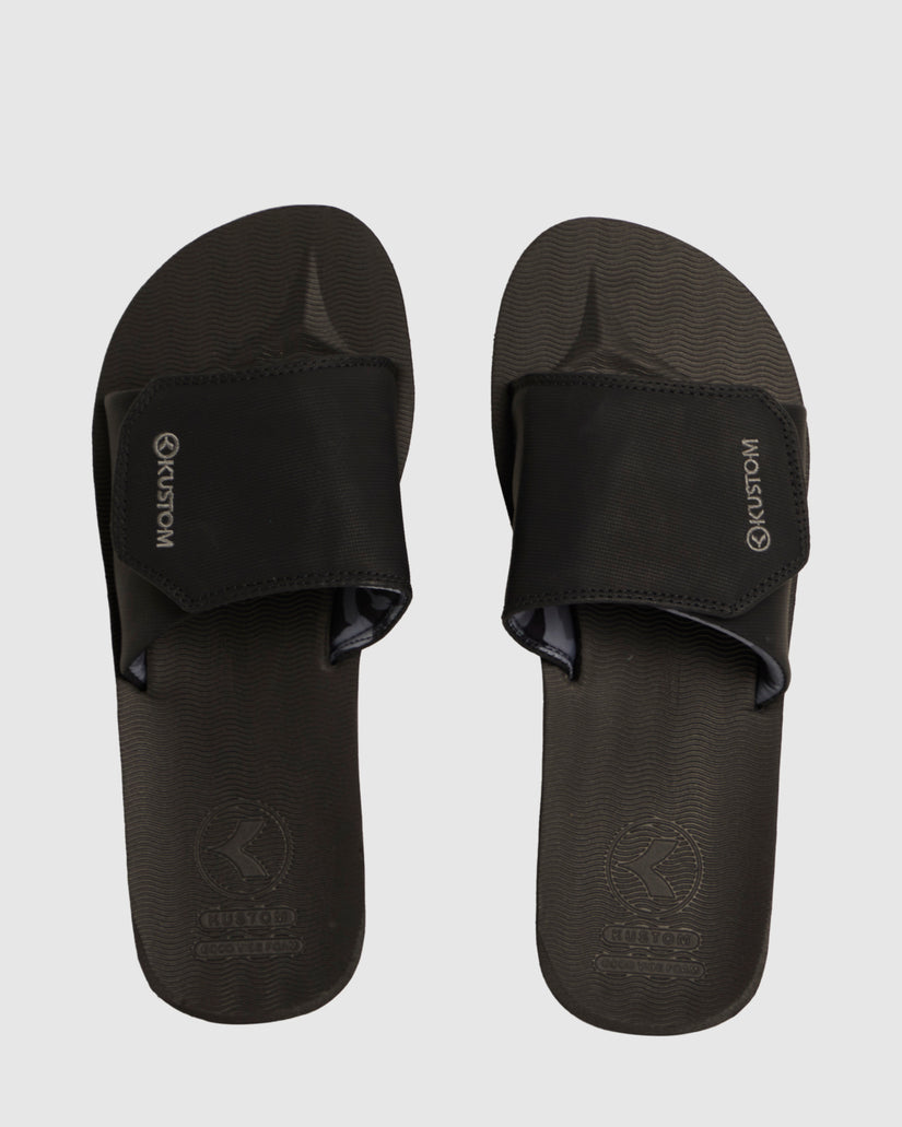 Buy MENS BURLEIGH SLIDE SANDALS by Kustom | Surf Dive 'n Ski