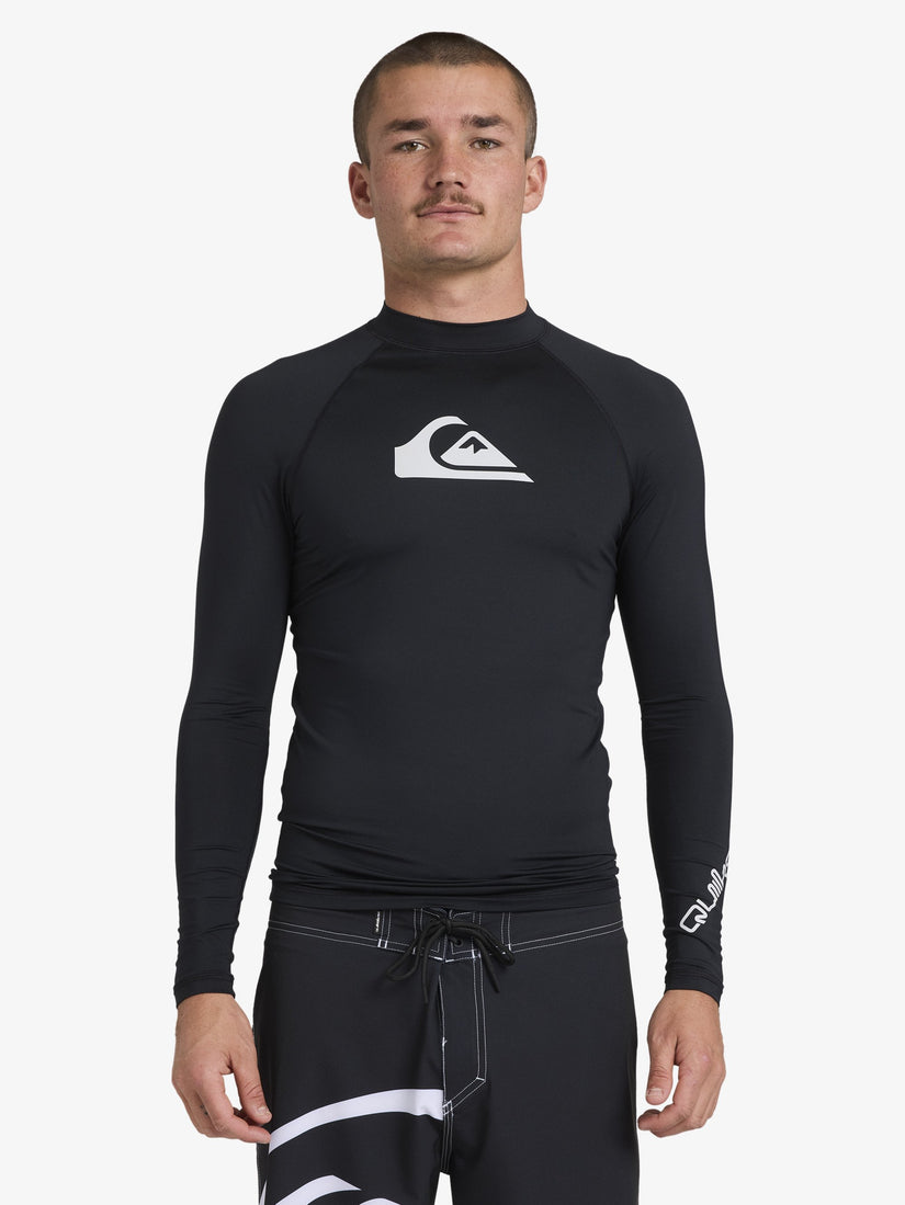 Buy Mens All Time Long Sleeve Rash Vest by Quiksilver | Surf Dive 'n Ski
