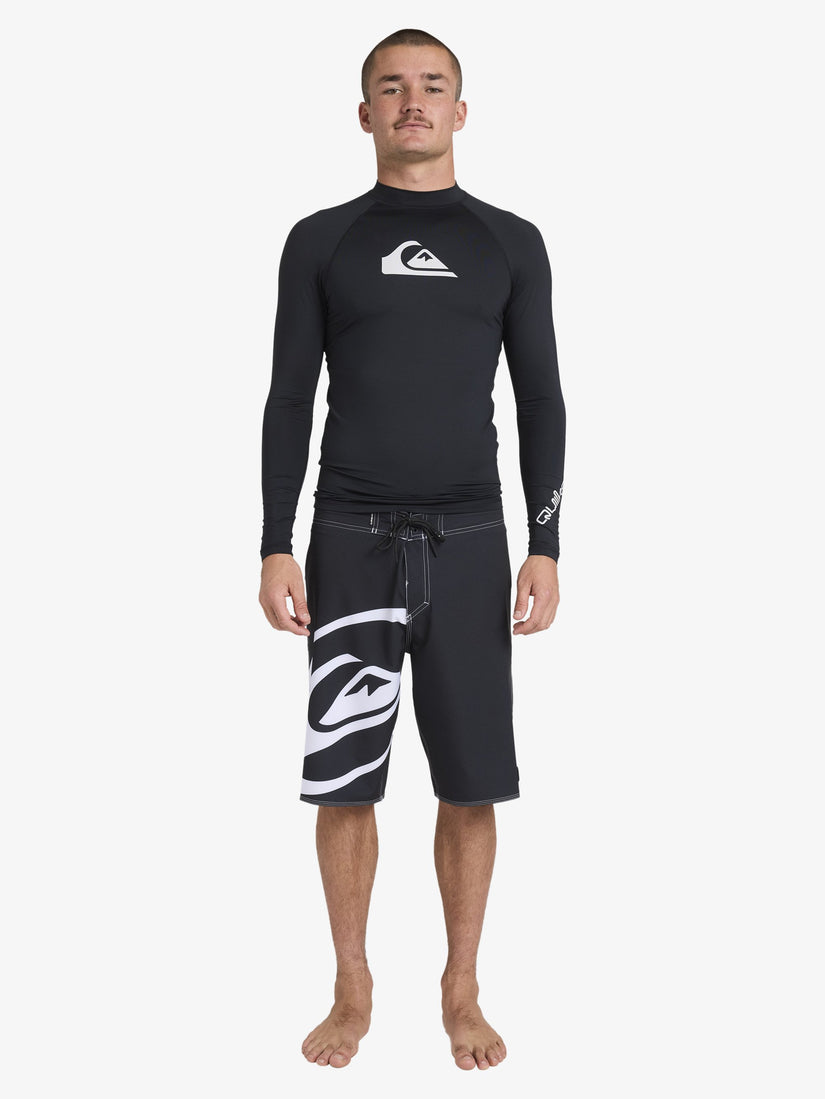 Buy Mens All Time Long Sleeve Rash Vest by Quiksilver | Surf Dive 'n Ski