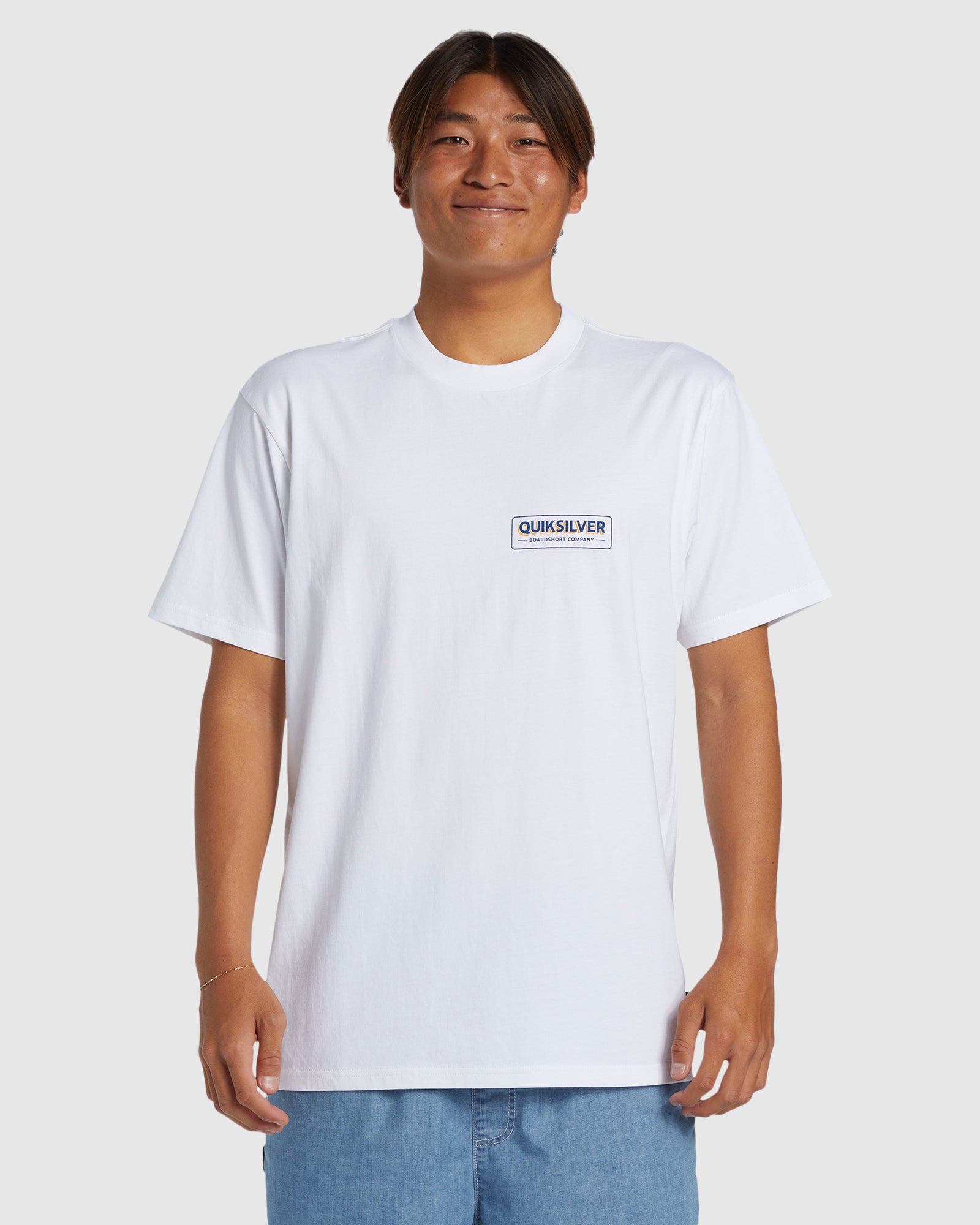 Buy Mens Quik Sign Short Sleeve T-Shirt by Quiksilver | Surf Dive 'n Ski