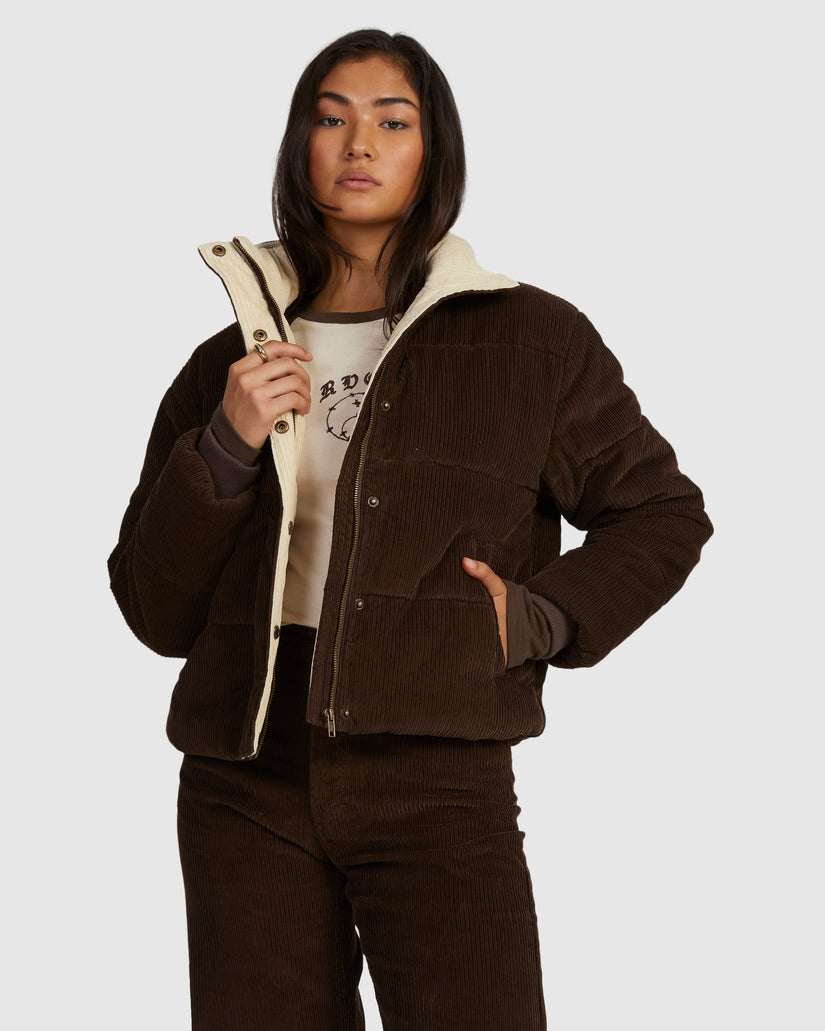 Buy Womens Eezeh Puffer Jacket by RVCA | Surf Dive 'n Ski