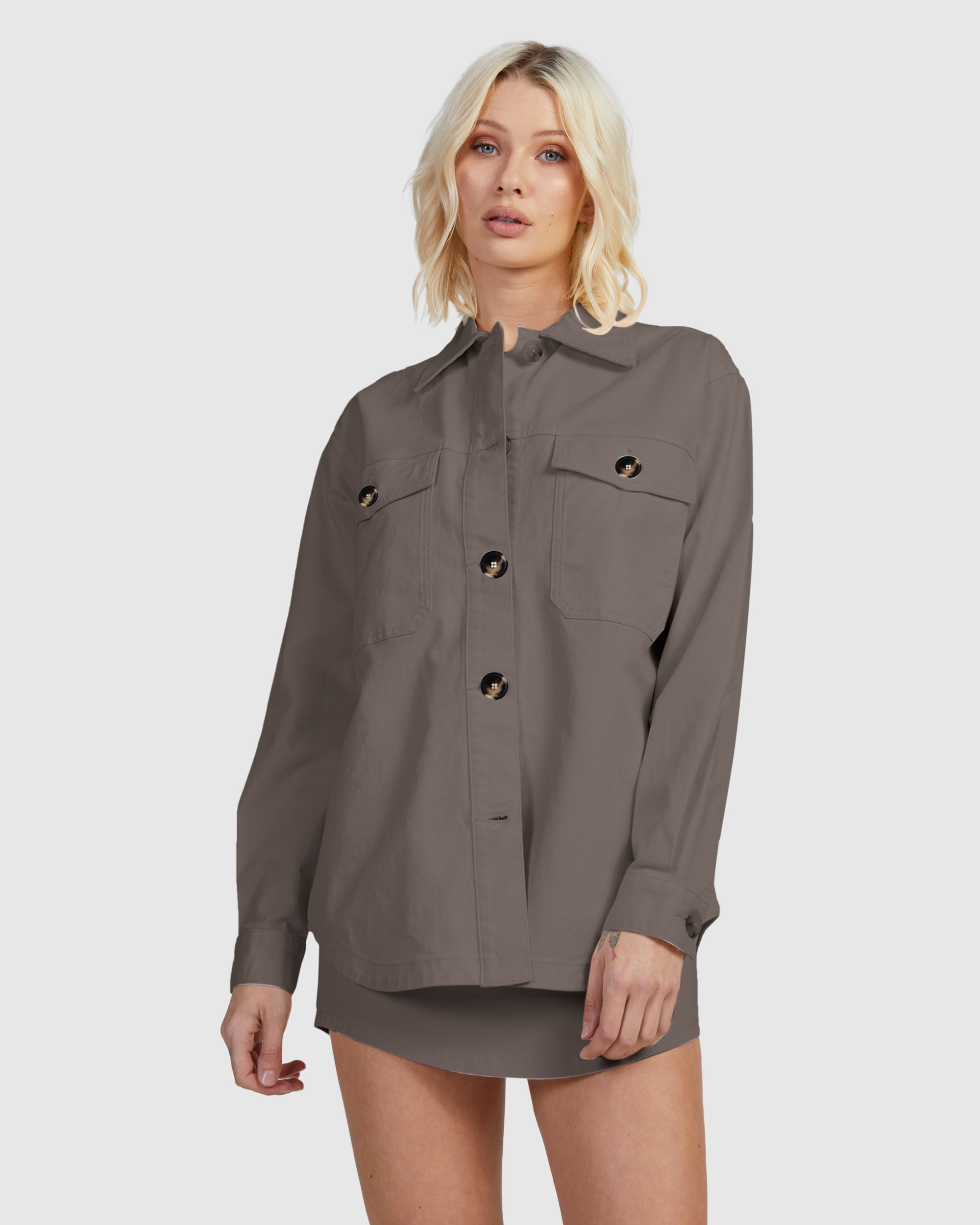 Buy Womens Twill Shacket by RVCA | Surf Dive 'n Ski