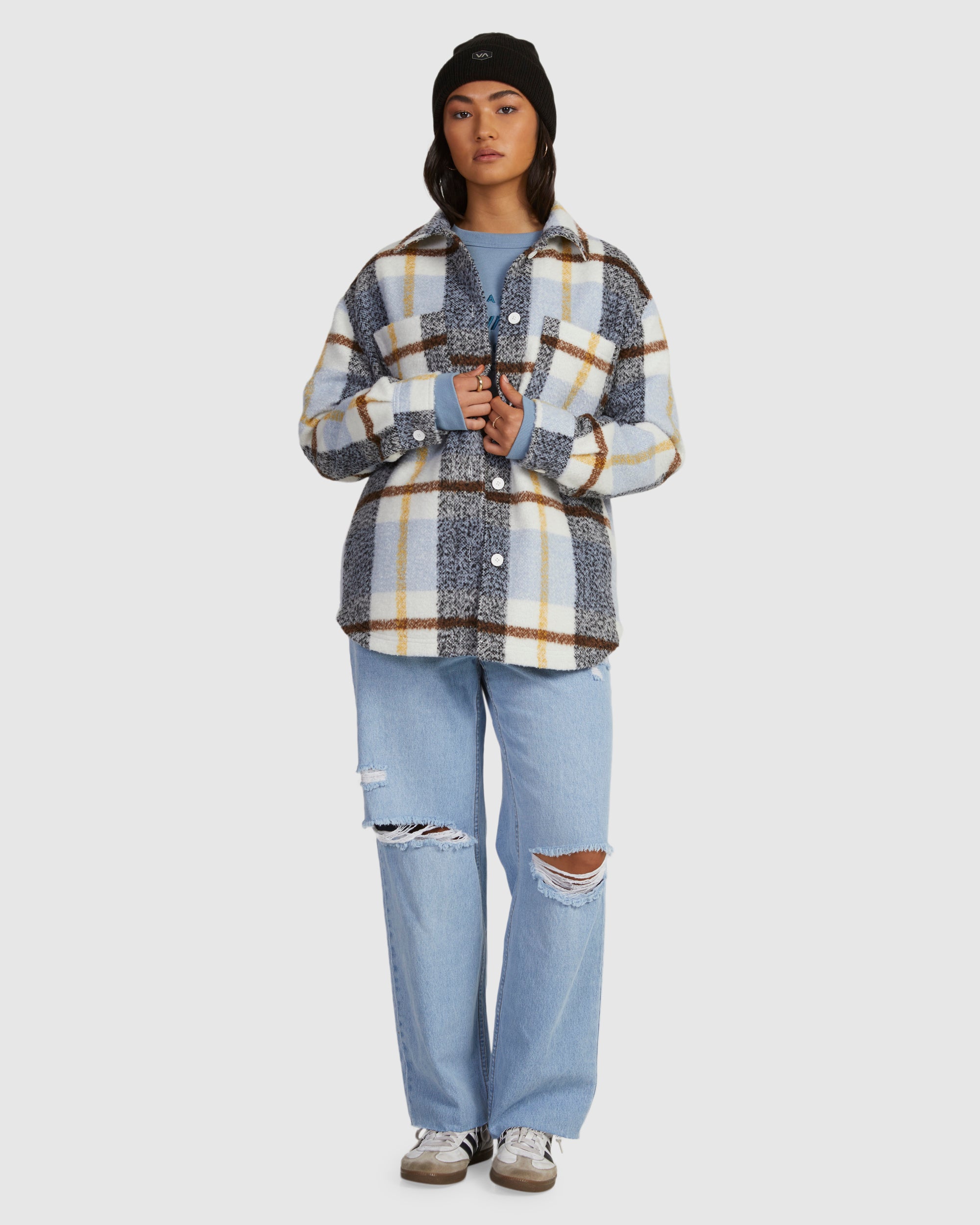Buy Womens Valley Plaid Shacket by RVCA | Surf Dive 'n Ski