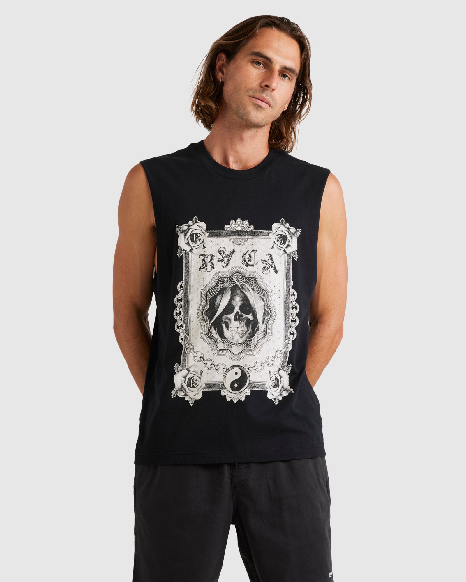 Buy Mens Dream Reaper Muscle by RVCA | Surf Dive 'n Ski